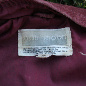 Half Moon | Jackets & Coats | Half Moon Vintage Leather Jacket | Poshmark